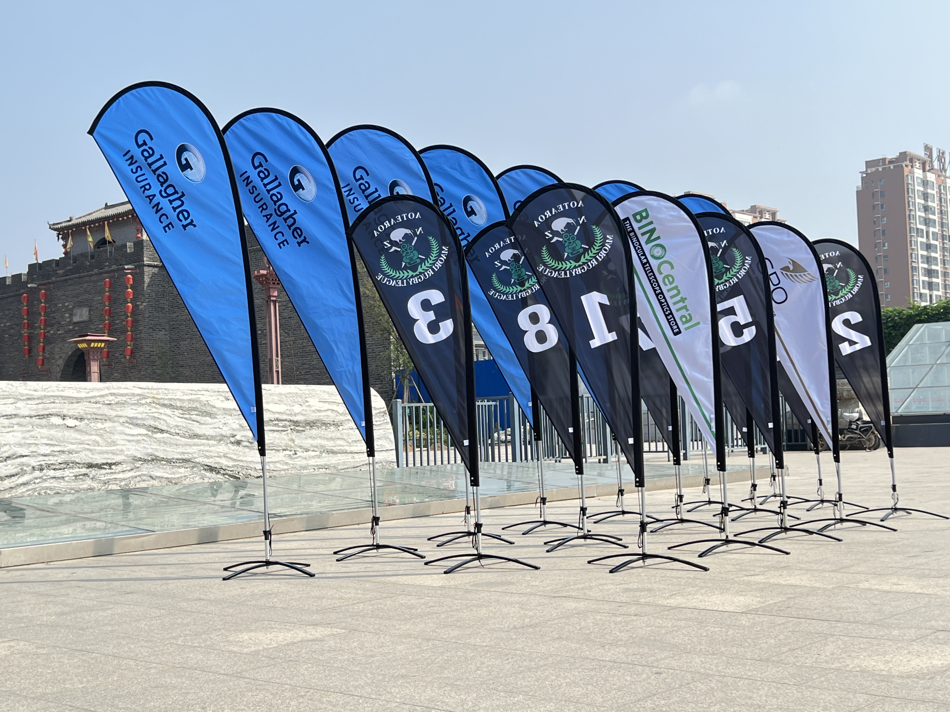 Custom Teardrop flag - Enjoy Printing